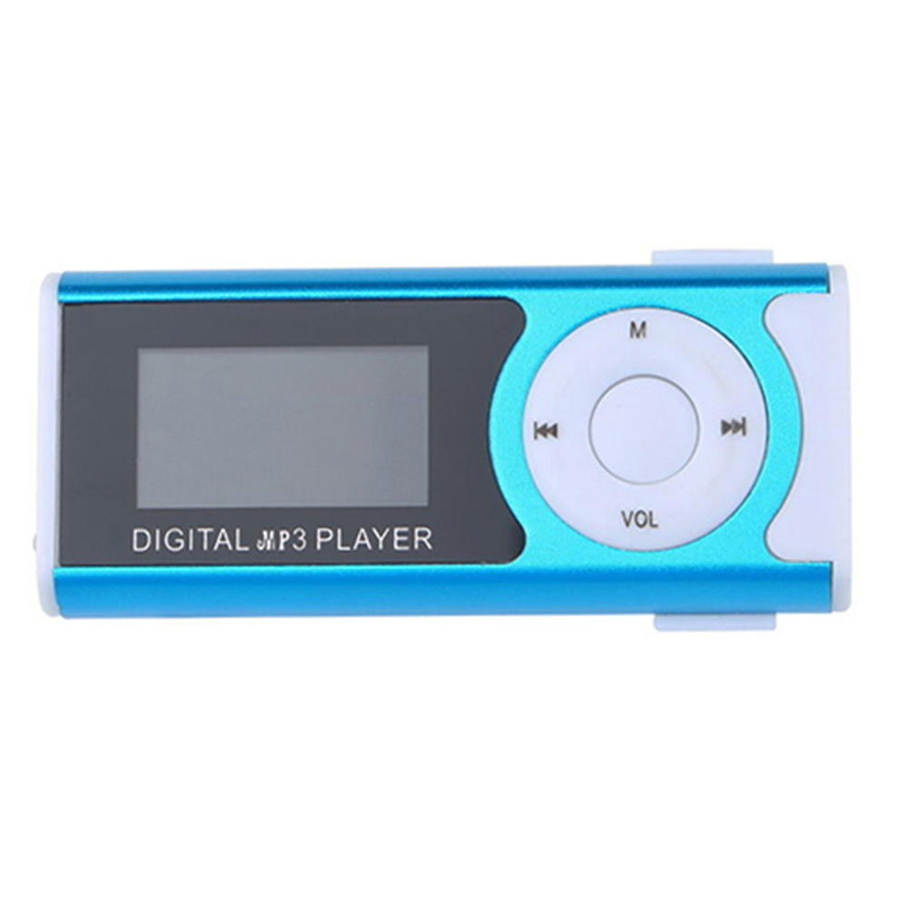 Portable Mini MP3 Music Player Metal MP3 Player with LCD Screen LED ...