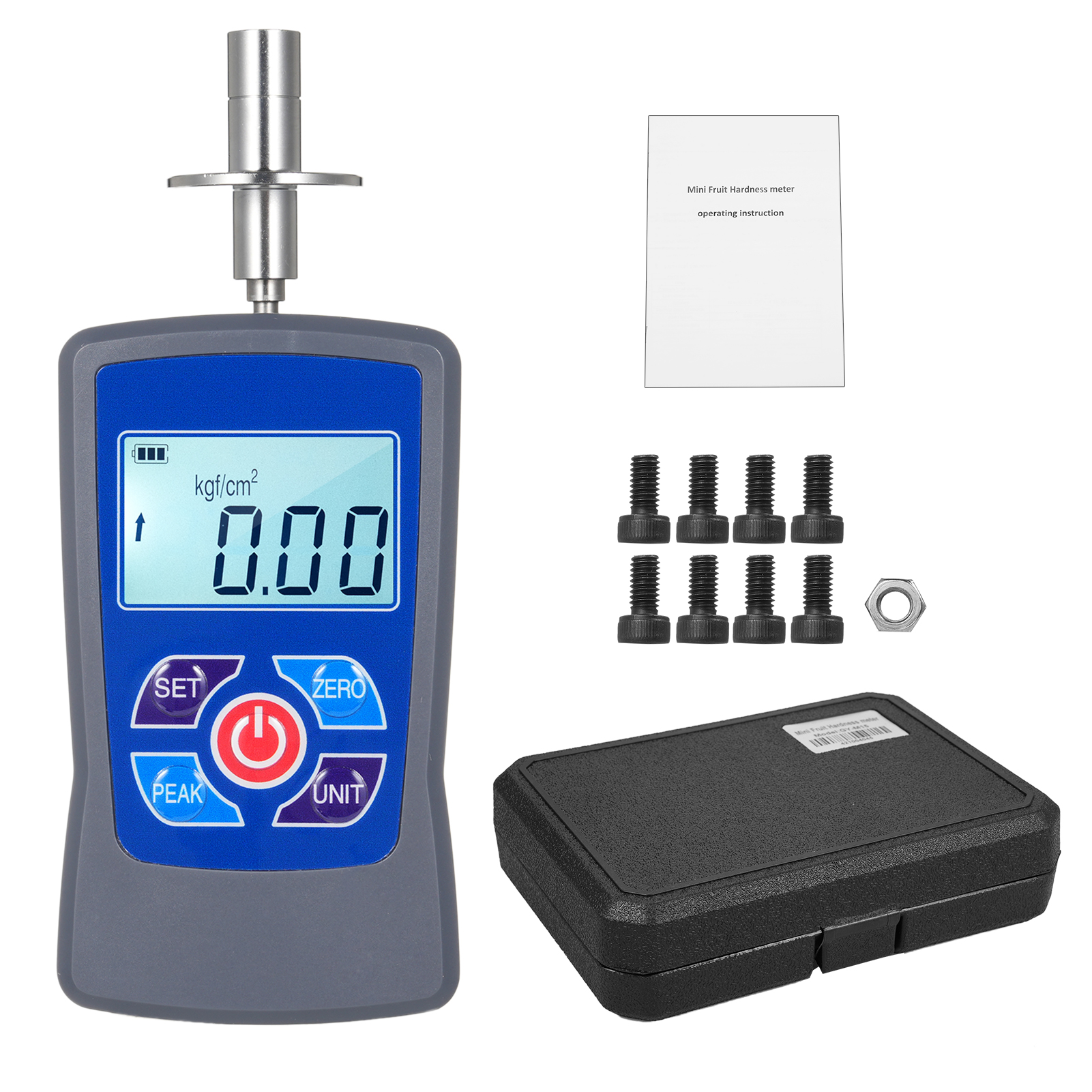 Durómetro de carga Tomshoo GY-M15 digital con rango de 0,2 a 15 Kgf/cm2 ...