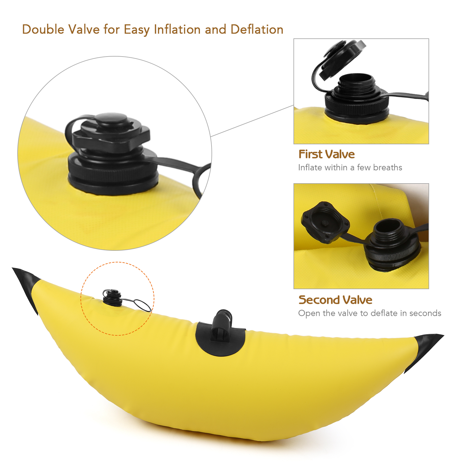 Montaje de canoa Irfora Kayak PVC inflable estabilizador Kayak canoa ...