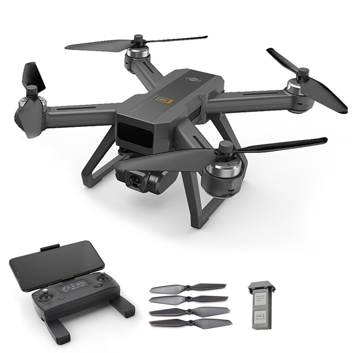 MJX B20 EIS Drone RC avec caméra Moteur sans balais 4K 5G Wifi FPV Positionnement du flux ...