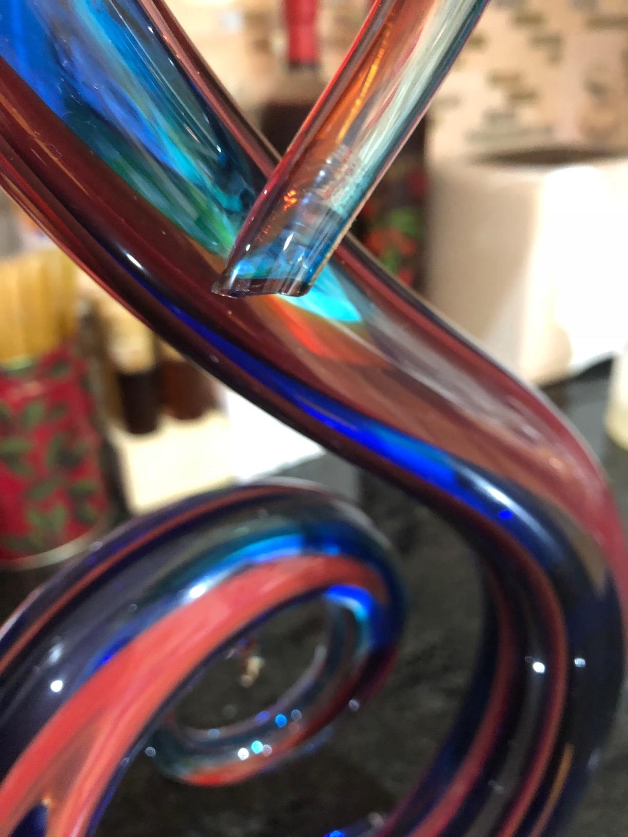 Best and cheap multicolored Tooarts Music Note Glass Sculpture Home ...